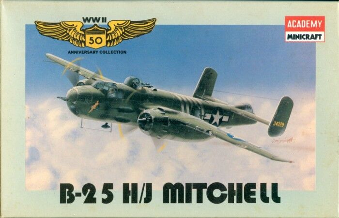 B 25 H/J Mitchell de Academy 1/144 - Modelismo